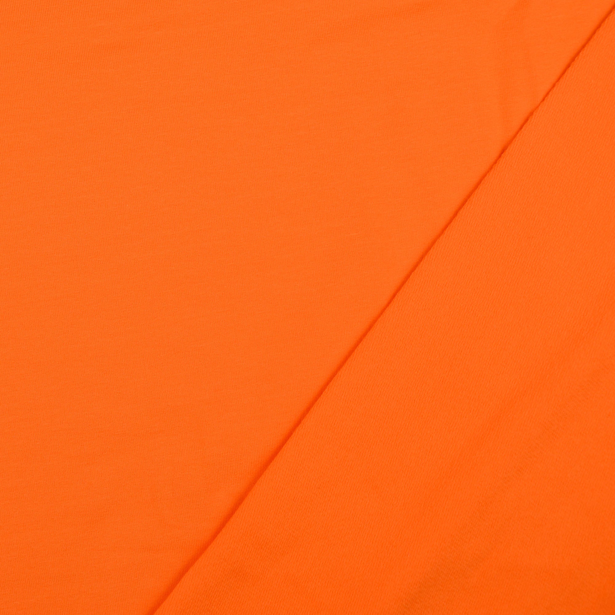 French Terry fabric Unicolour Orange | Wholesale fabrics | Nooteboom ...