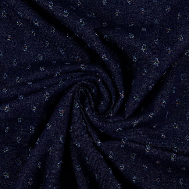 Jeans Tissu rayures Bleu Marine | Tissus en gros | Nooteboom Textiles