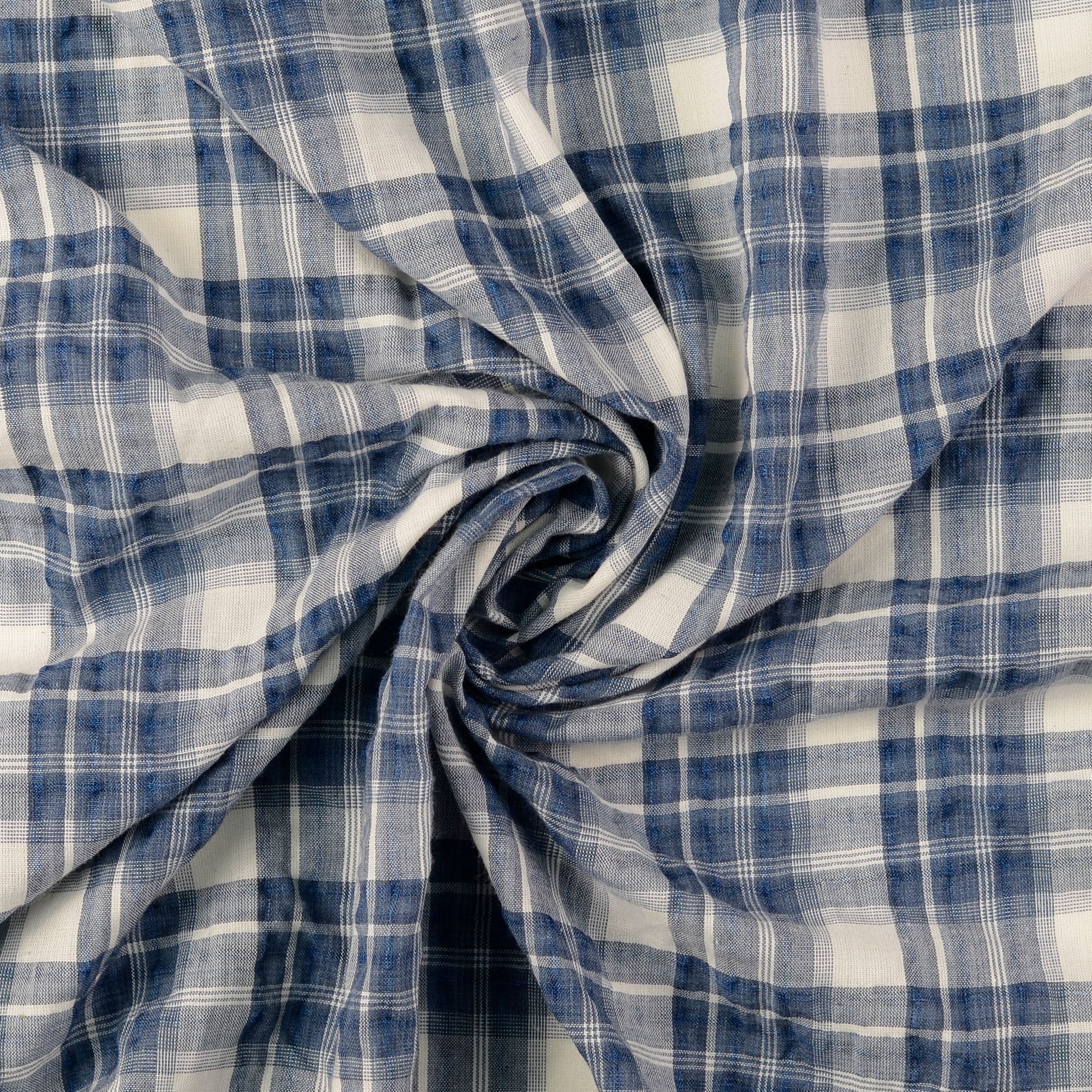 Nappe Tissu Carreaux Bleu clair | Tissus en gros | Nooteboom Textiles