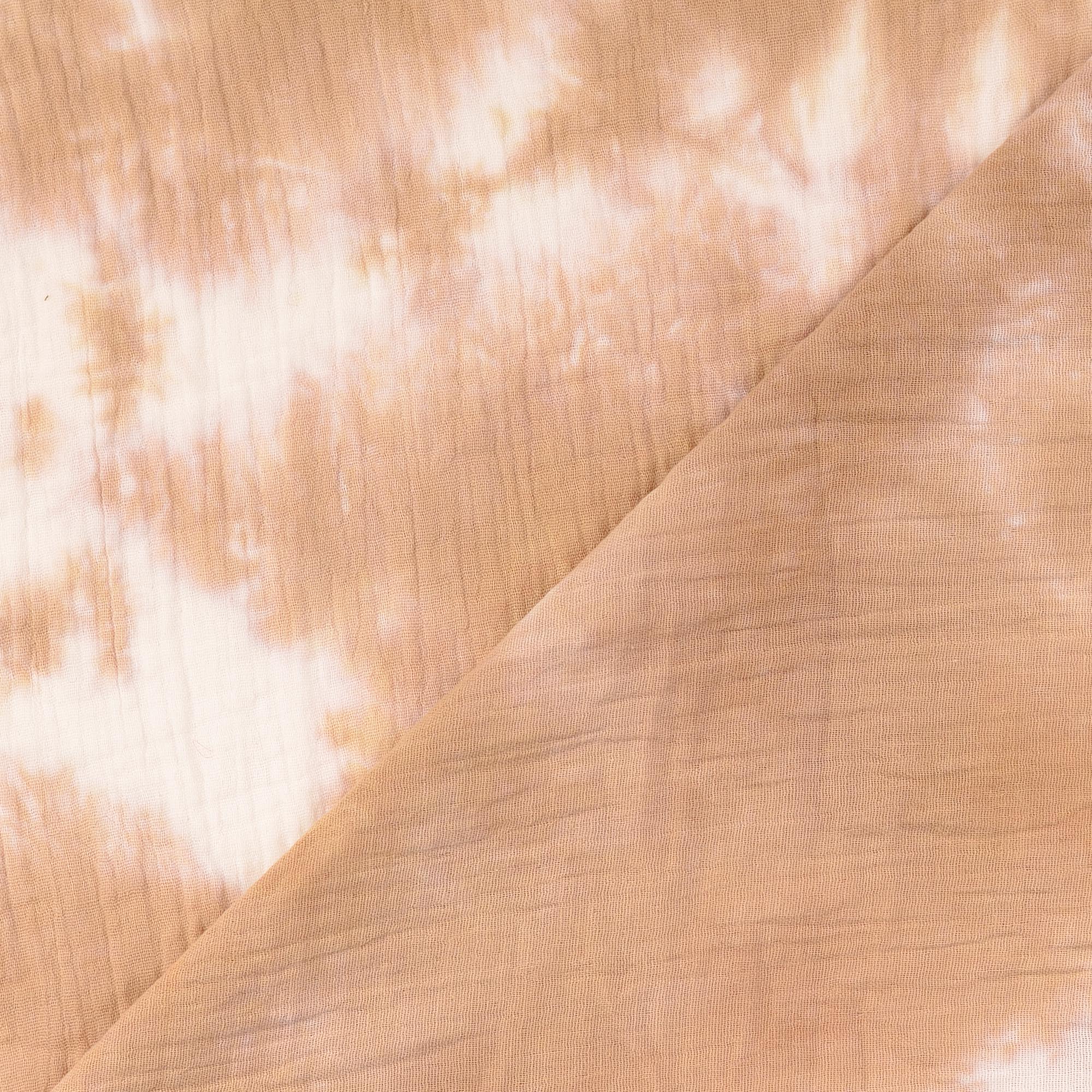 Muslin fabric Batik Beige | Wholesale fabrics | Nooteboom Textiles