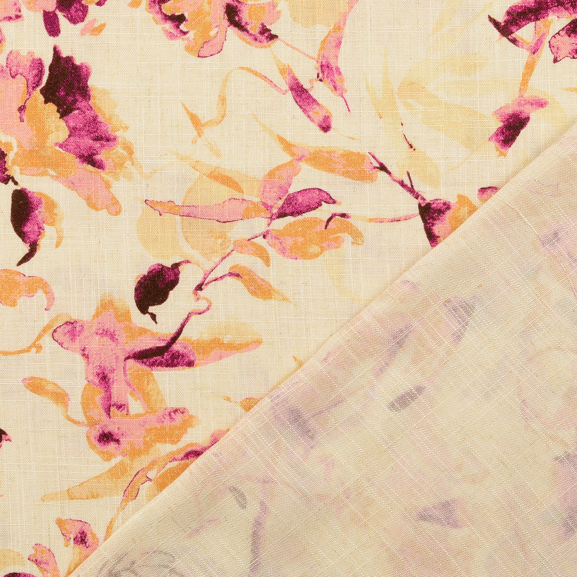 Tela Flores Rosa claro | Telas al por mayor | Nooteboom Textiles