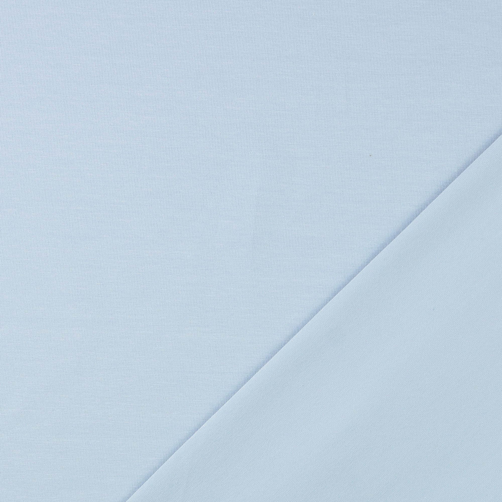 Cotton Jersey fabric Unicolour Light Blue | Wholesale fabrics ...