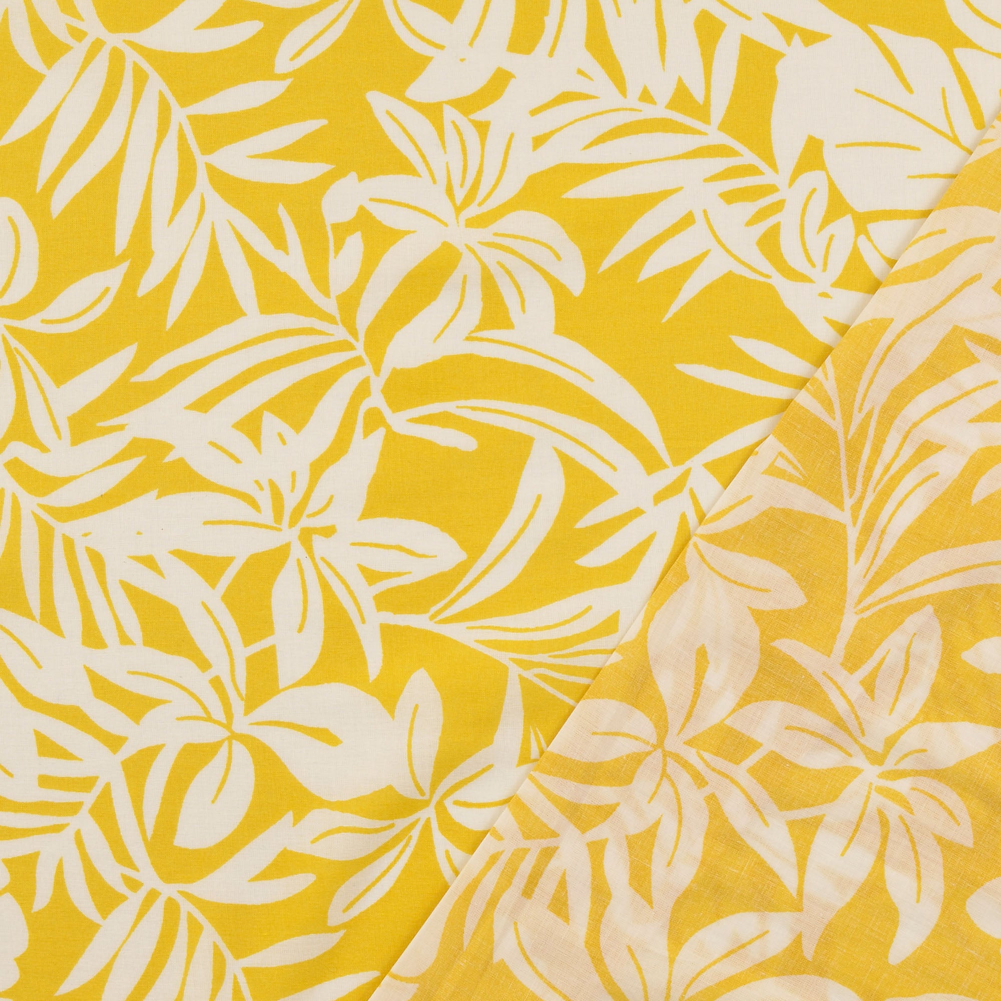 Tela Flores Amarillo | Telas al por mayor | Nooteboom Textiles
