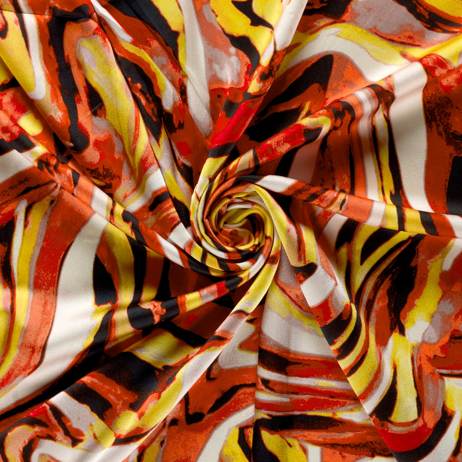 Polyester Bubble Tela Abstracto Rojo | Telas al por mayor | Nooteboom ...