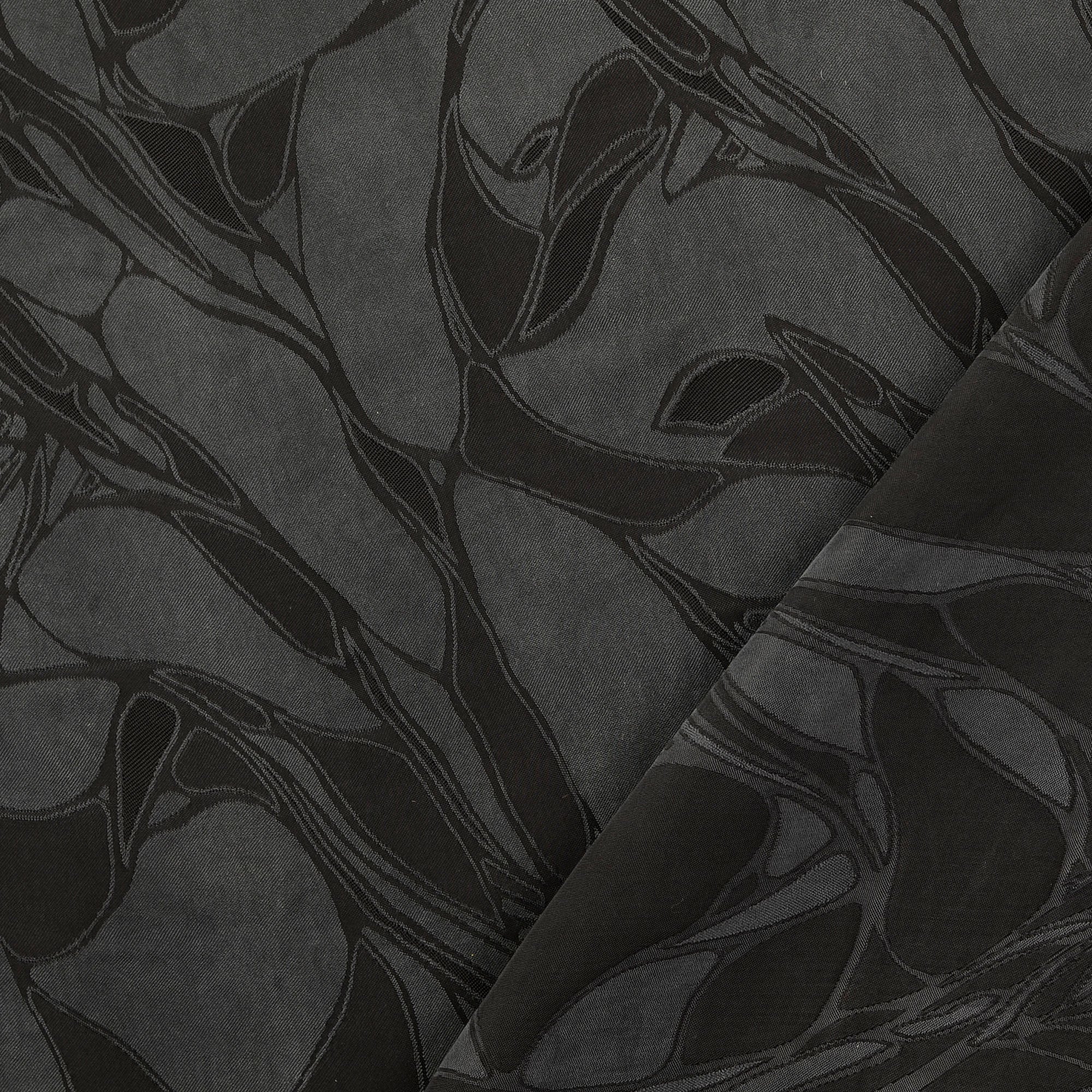 TENCEL™ Lyocell Twill fabric Ornaments Black | Wholesale fabrics ...