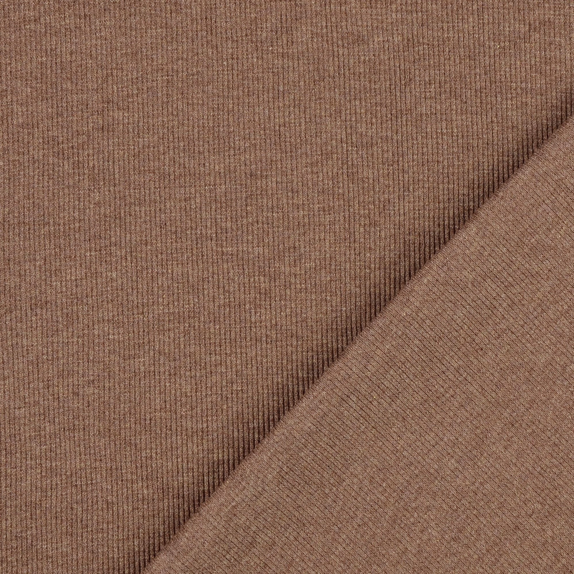 Heavy Knit fabric Unicolour Brown | Wholesale fabrics | Nooteboom Textiles
