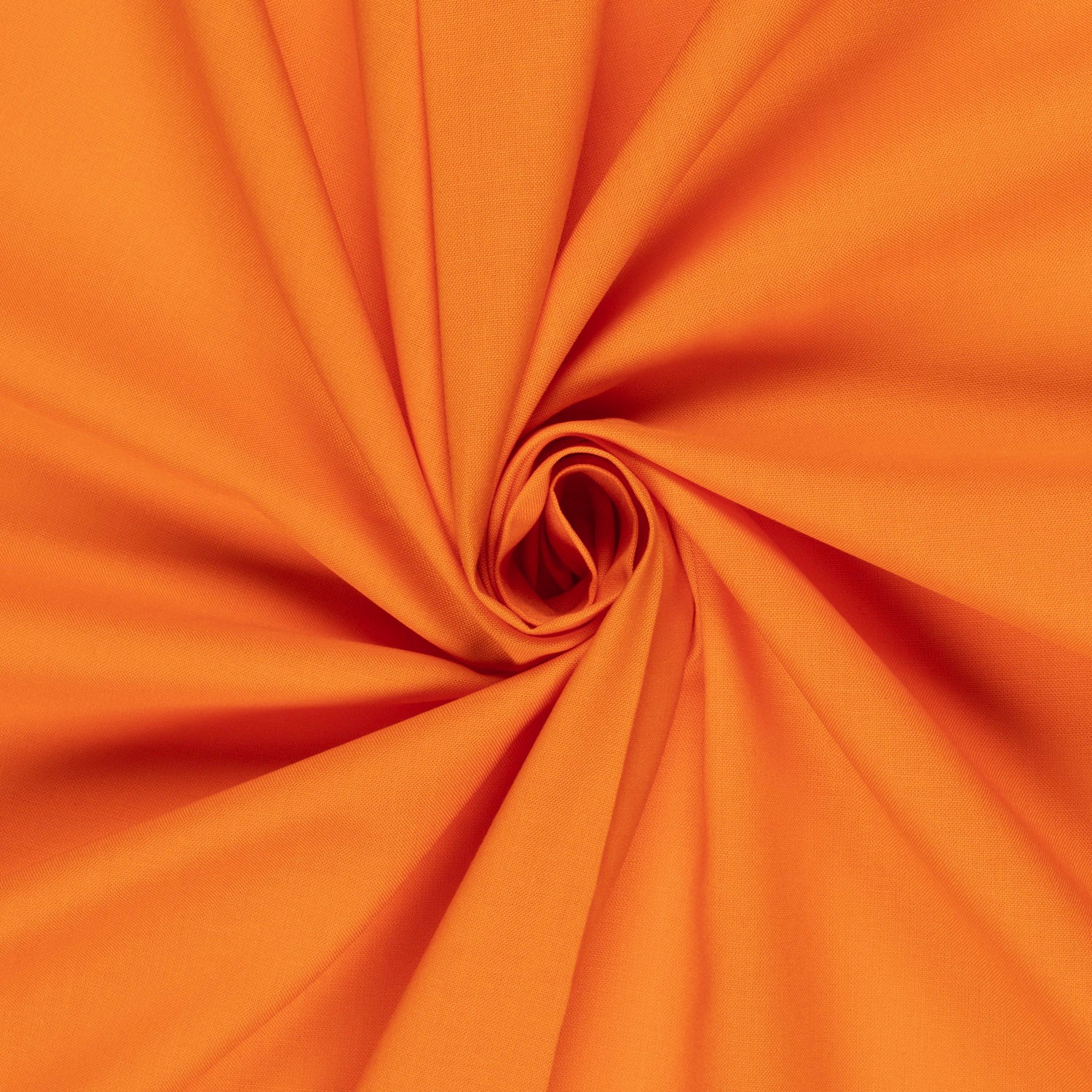 Cretonne Premium fabric Unicolour Orange | Wholesale fabrics ...