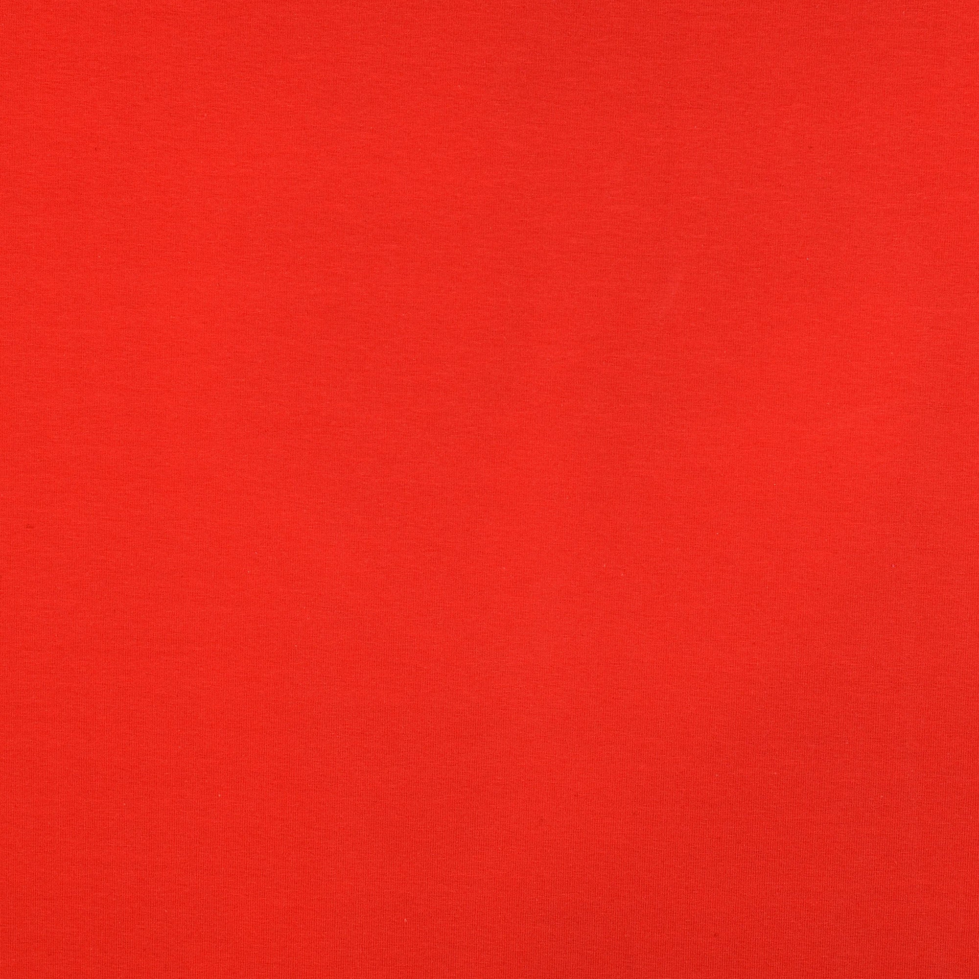Cotton Jersey fabric Unicolour Red | Wholesale fabrics | Nooteboom Textiles