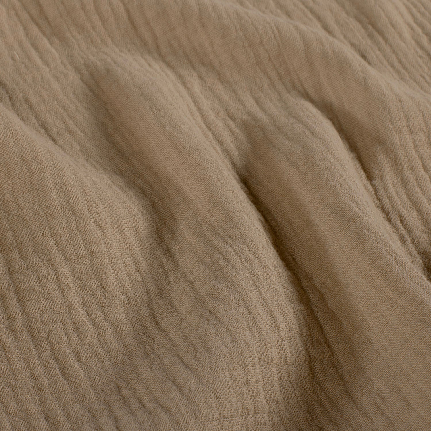 Muslin GOTS organic fabric Unicolour Taupe Grey | Wholesale fabrics ...