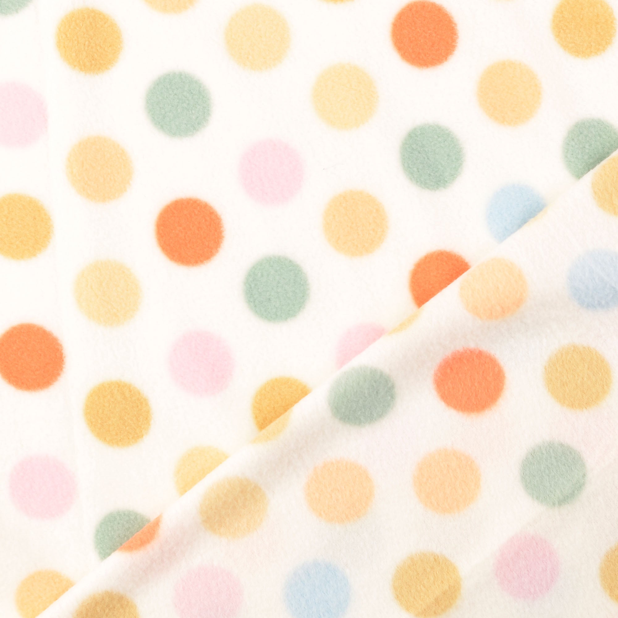 Fleece fabric Dots Multicolor | Wholesale fabrics | Nooteboom Textiles