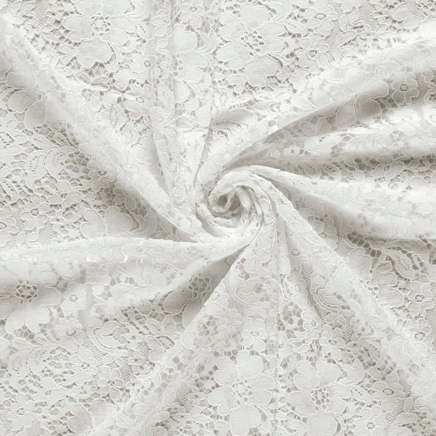 Encaje Tela Blanco | Telas al por mayor | Nooteboom Textiles