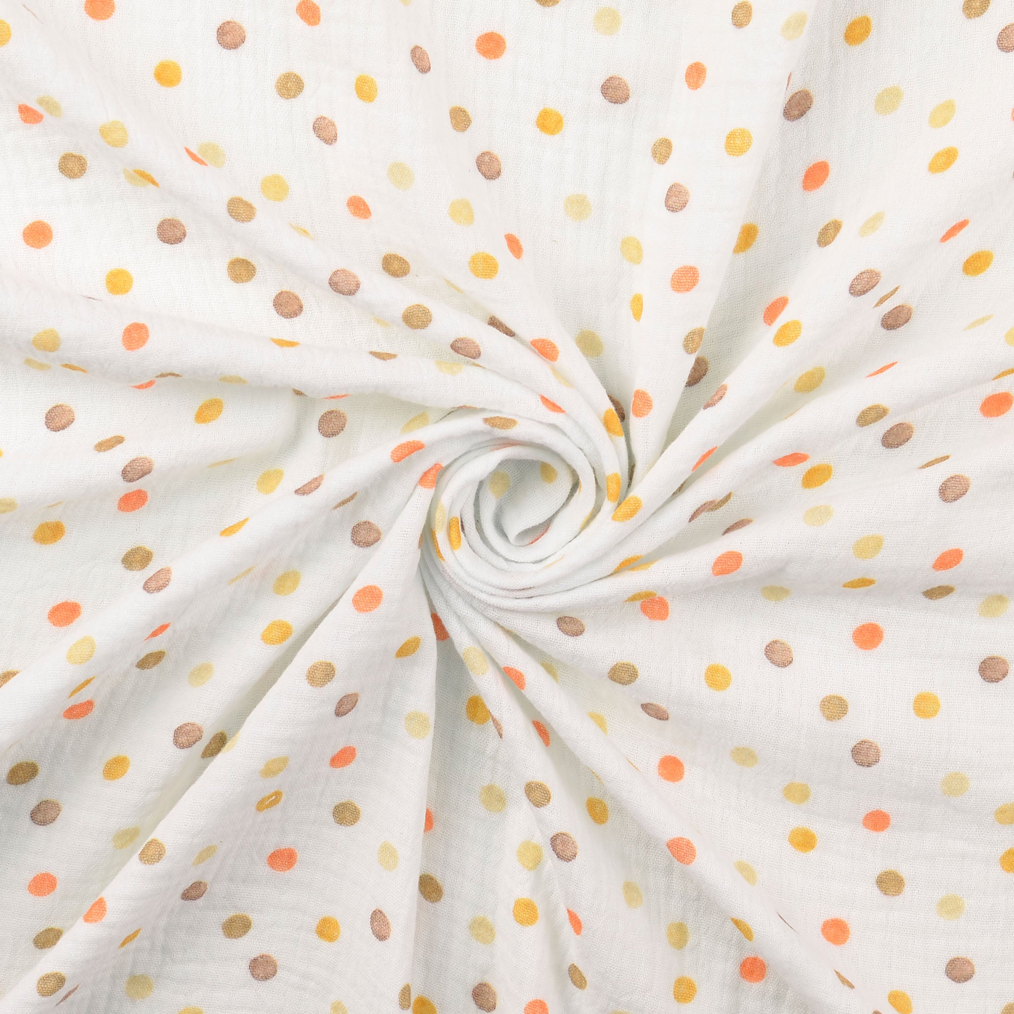 Musselin Stoff Punkte Mehrfarbig | Stoff Großhandel | Nooteboom Textiles