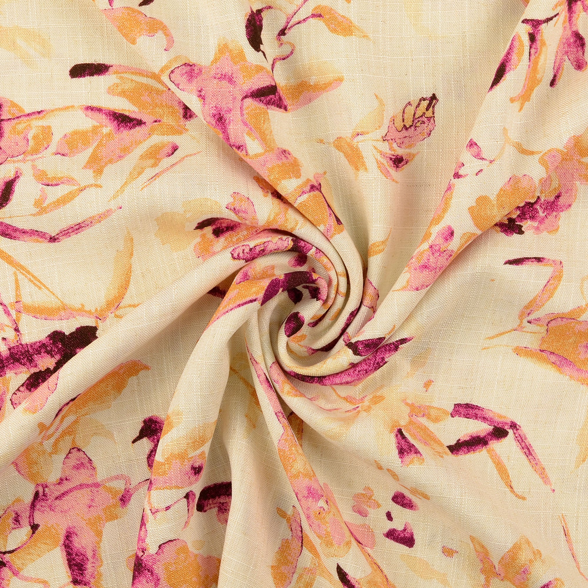 Tela Flores Rosa claro | Telas al por mayor | Nooteboom Textiles