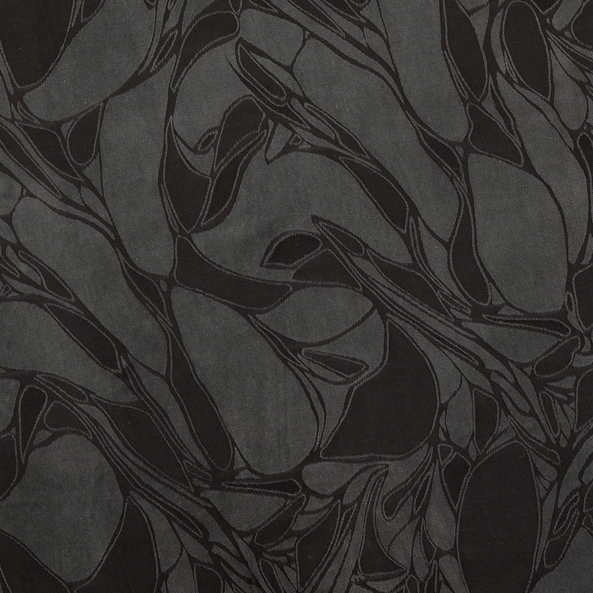 TENCEL™ Lyocell Twill fabric Ornaments Black | Wholesale fabrics ...