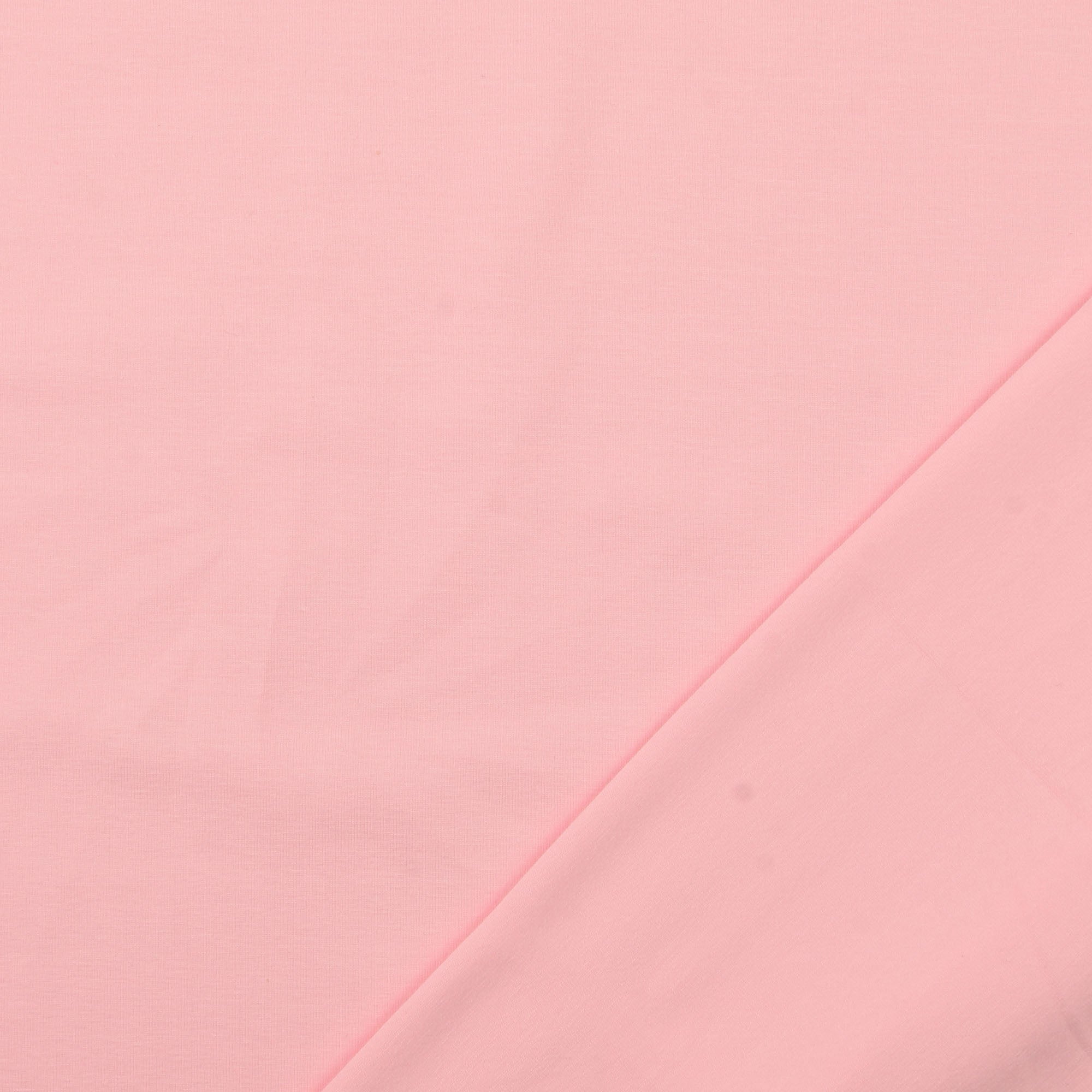Cotton Jersey fabric Unicolour Light Pink | Wholesale fabrics | Nooteboom Textiles