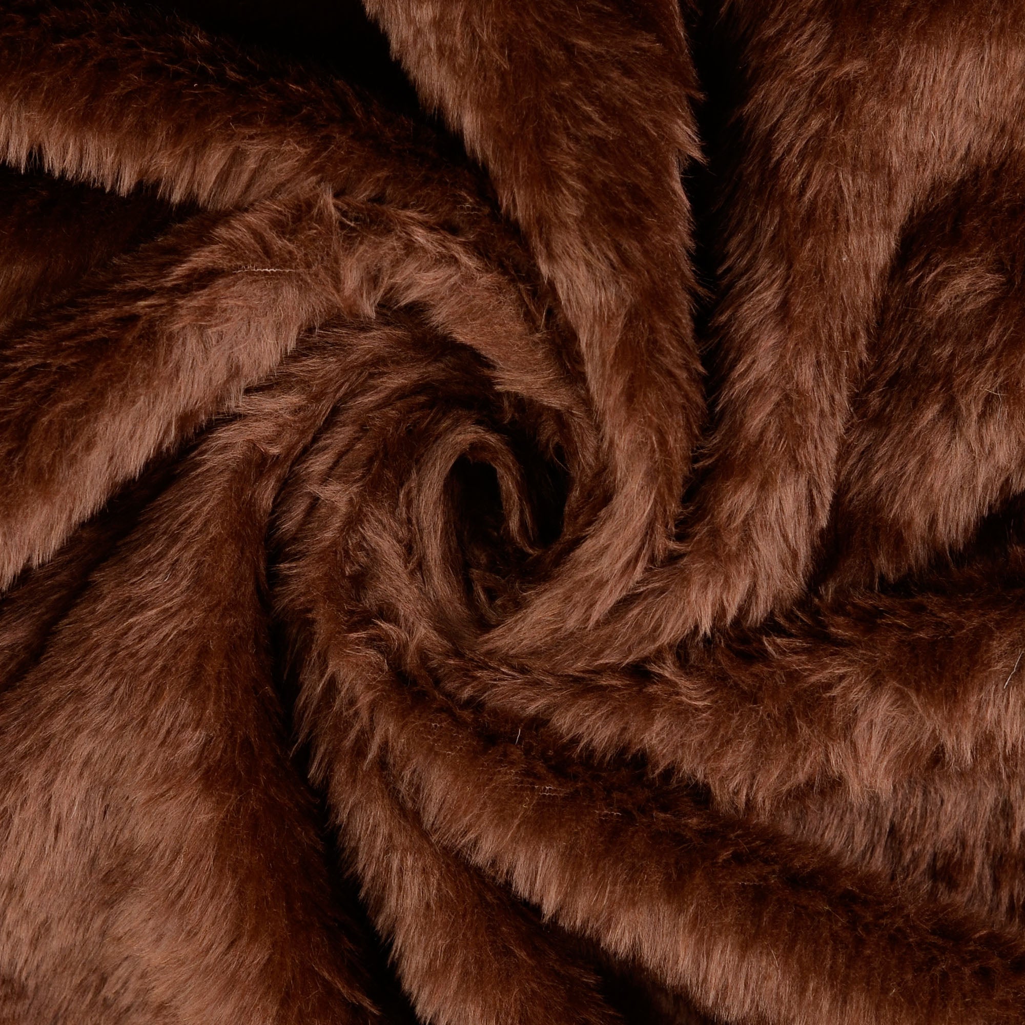 Pluche fabric Unicolour Brown | Wholesale fabrics | Nooteboom Textiles