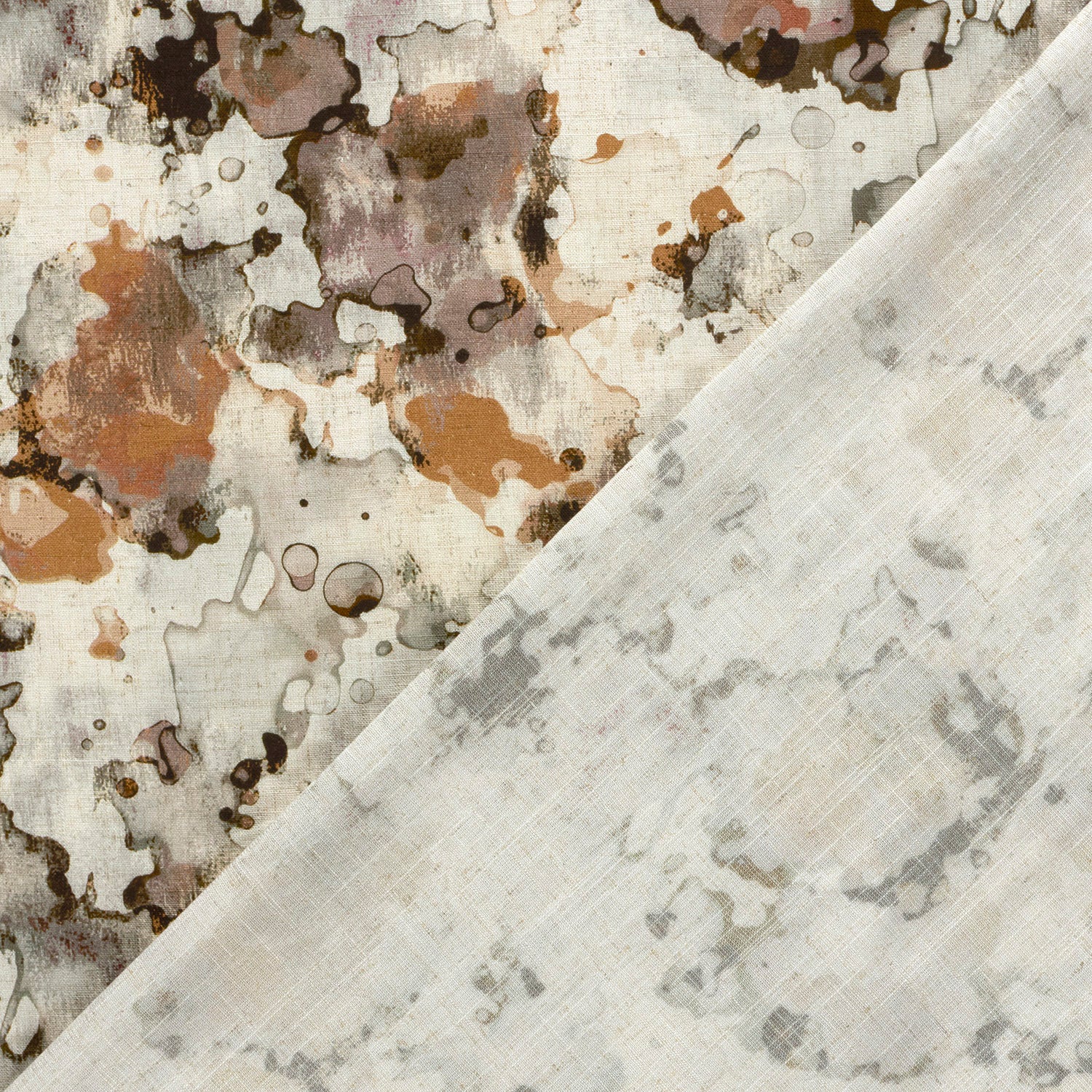 Viscose Lin Chaine et Trame Tissu Abstrait Beige | Tissus en gros ...
