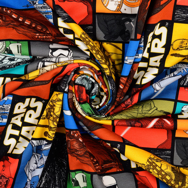 fabric Star Wars Multicolor | Wholesale fabrics | Nooteboom Textiles