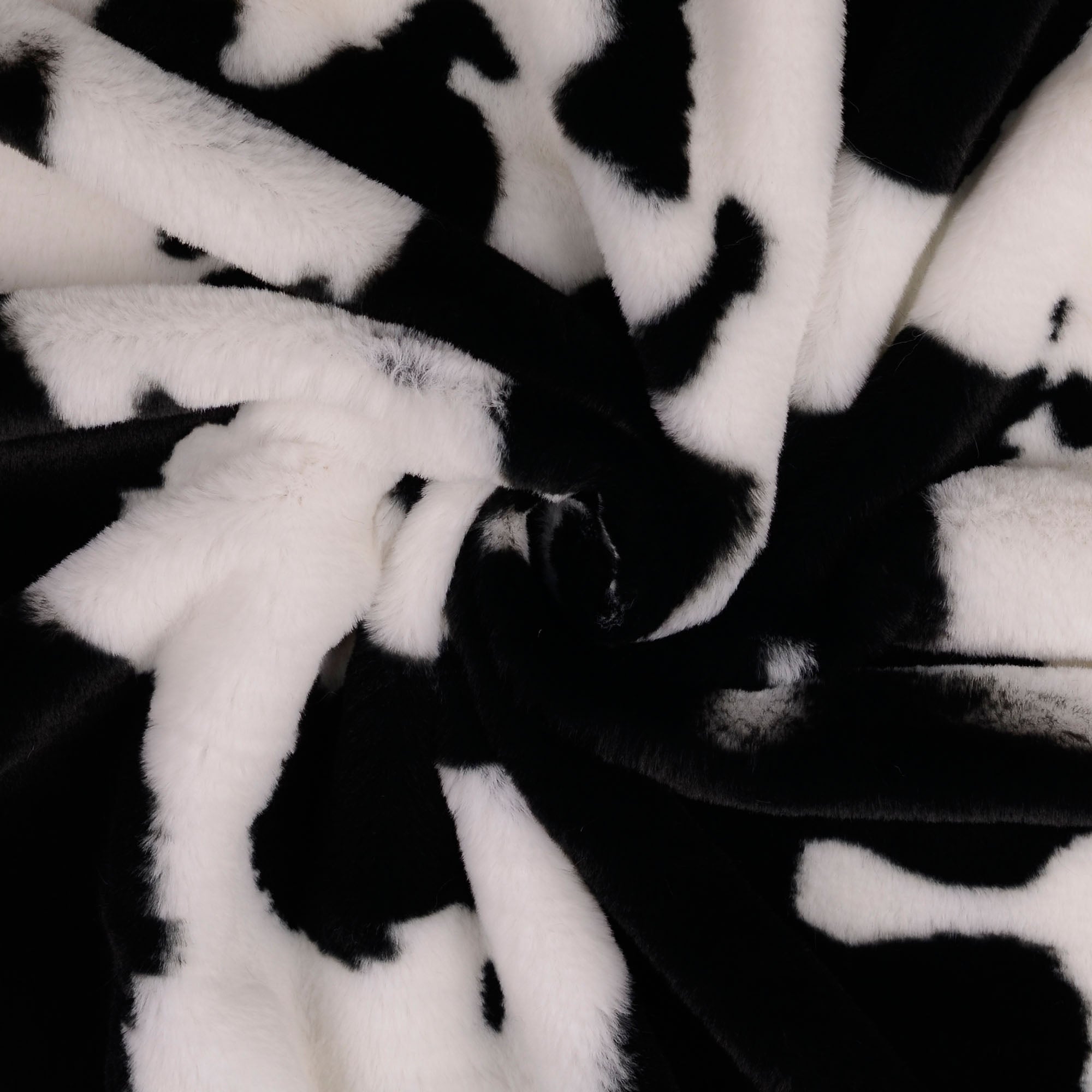 Fake Fur fabric Animals Black | Wholesale fabrics | Nooteboom Textiles