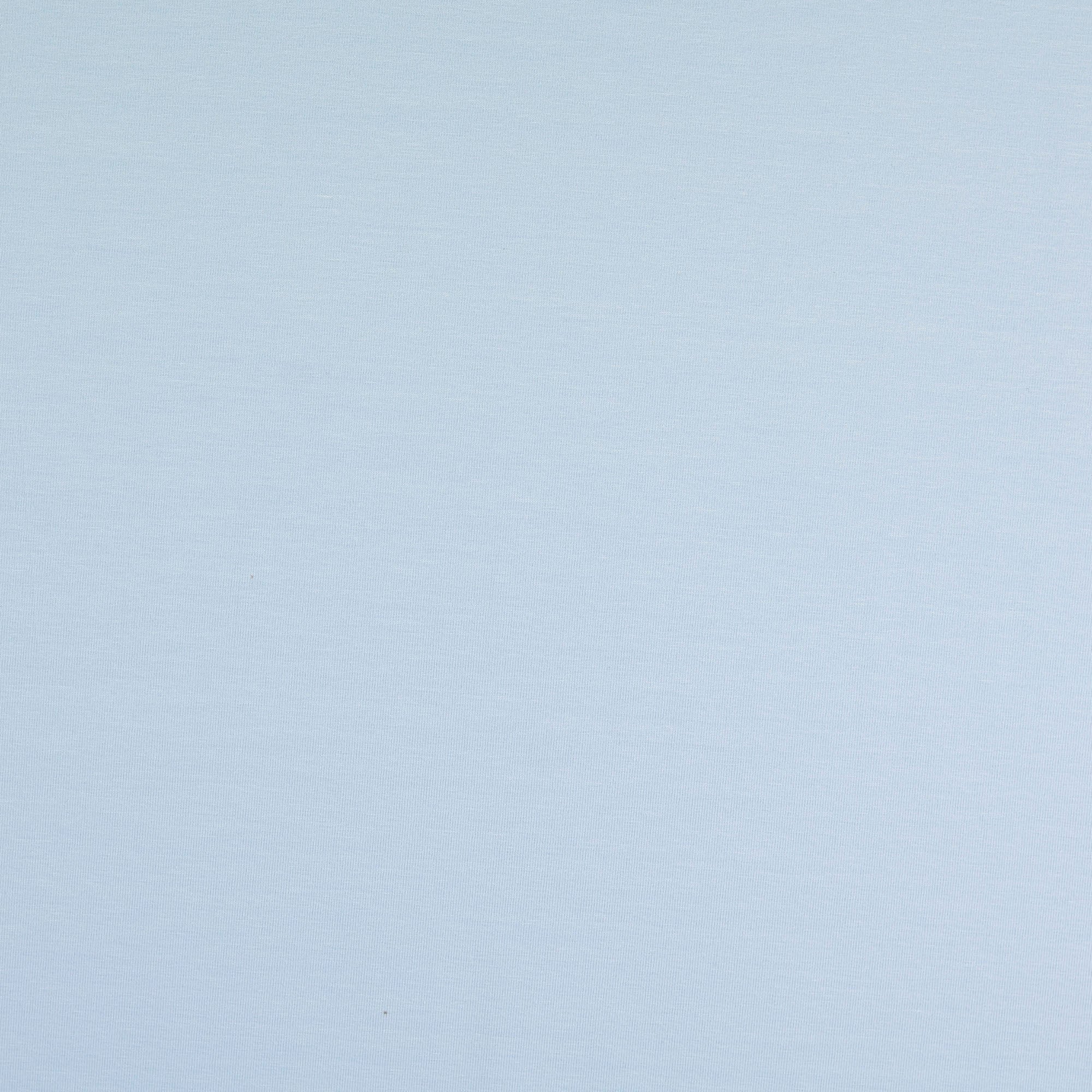 Cotton Jersey fabric Unicolour Light Blue | Wholesale fabrics ...