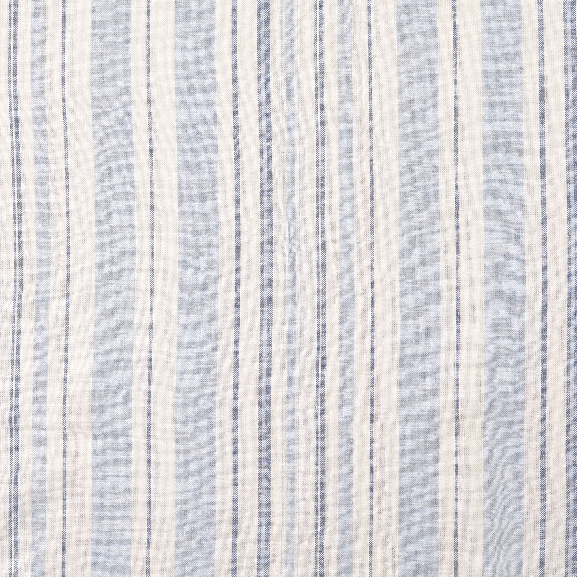 Lino Tela Rayas Azul claro | Telas al por mayor | Nooteboom Textiles