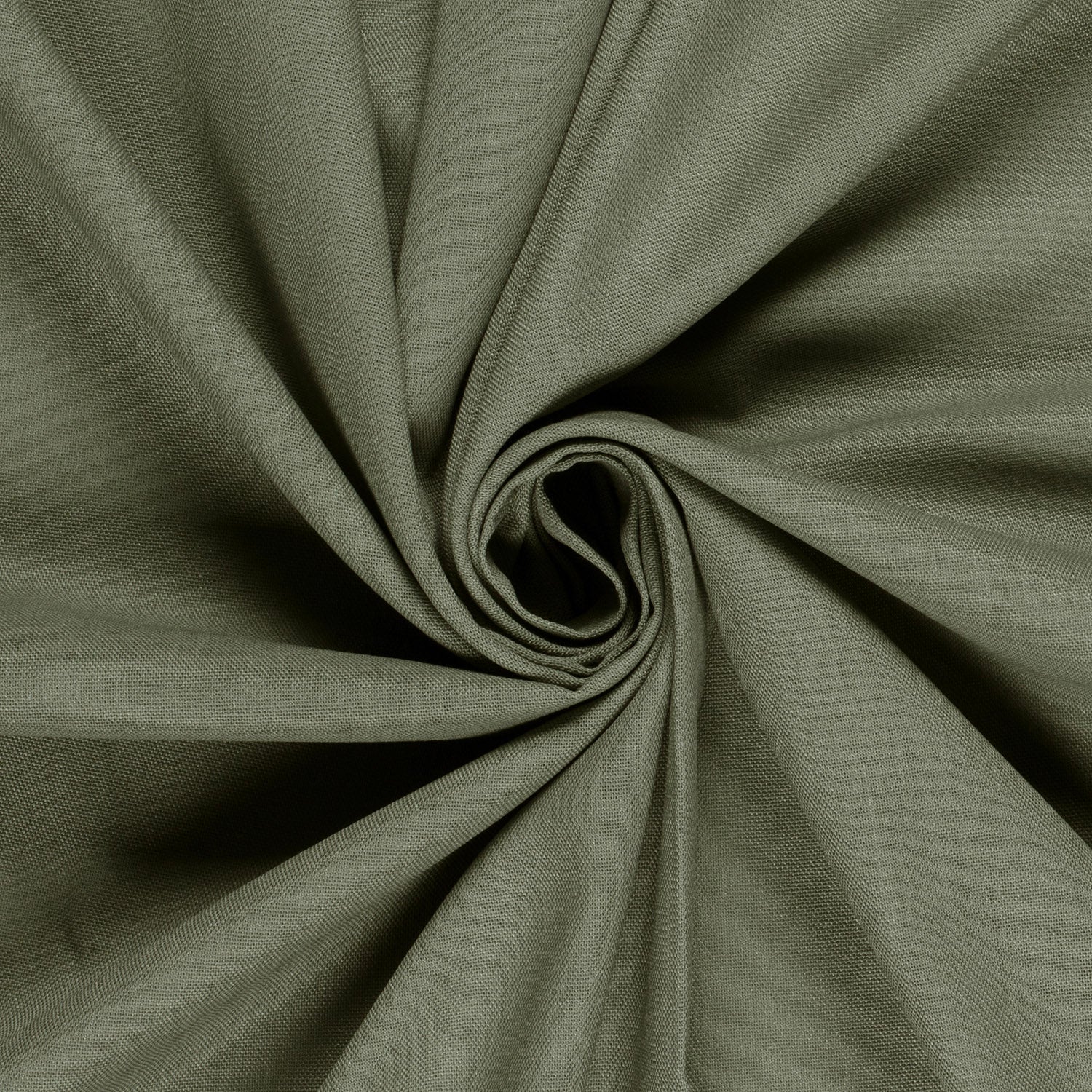 Woven Viscose Linen fabric Unicolour Olive Green | Wholesale fabrics ...