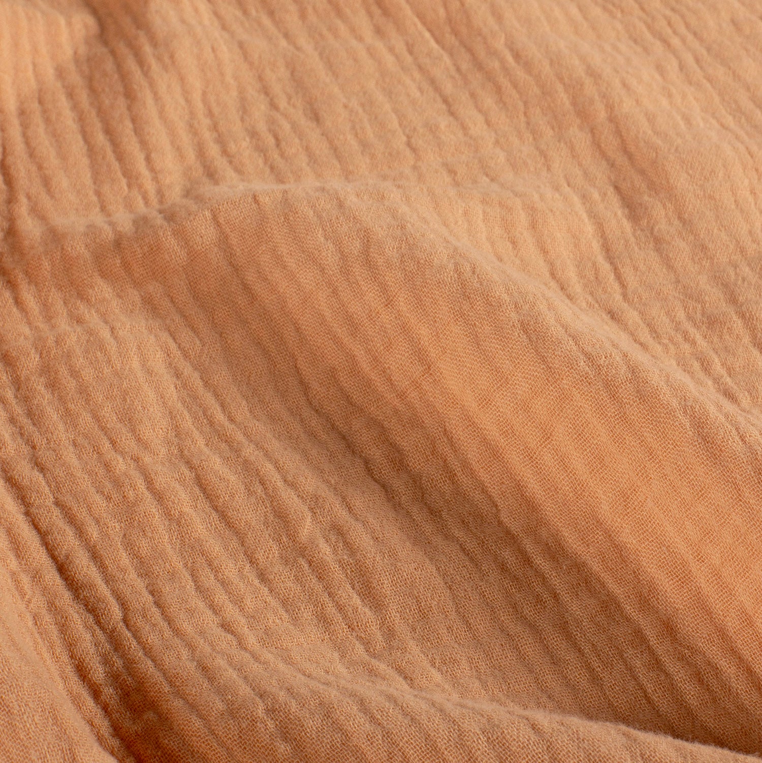 Muslin GOTS organic fabric Unicolour Salmon | Wholesale fabrics ...