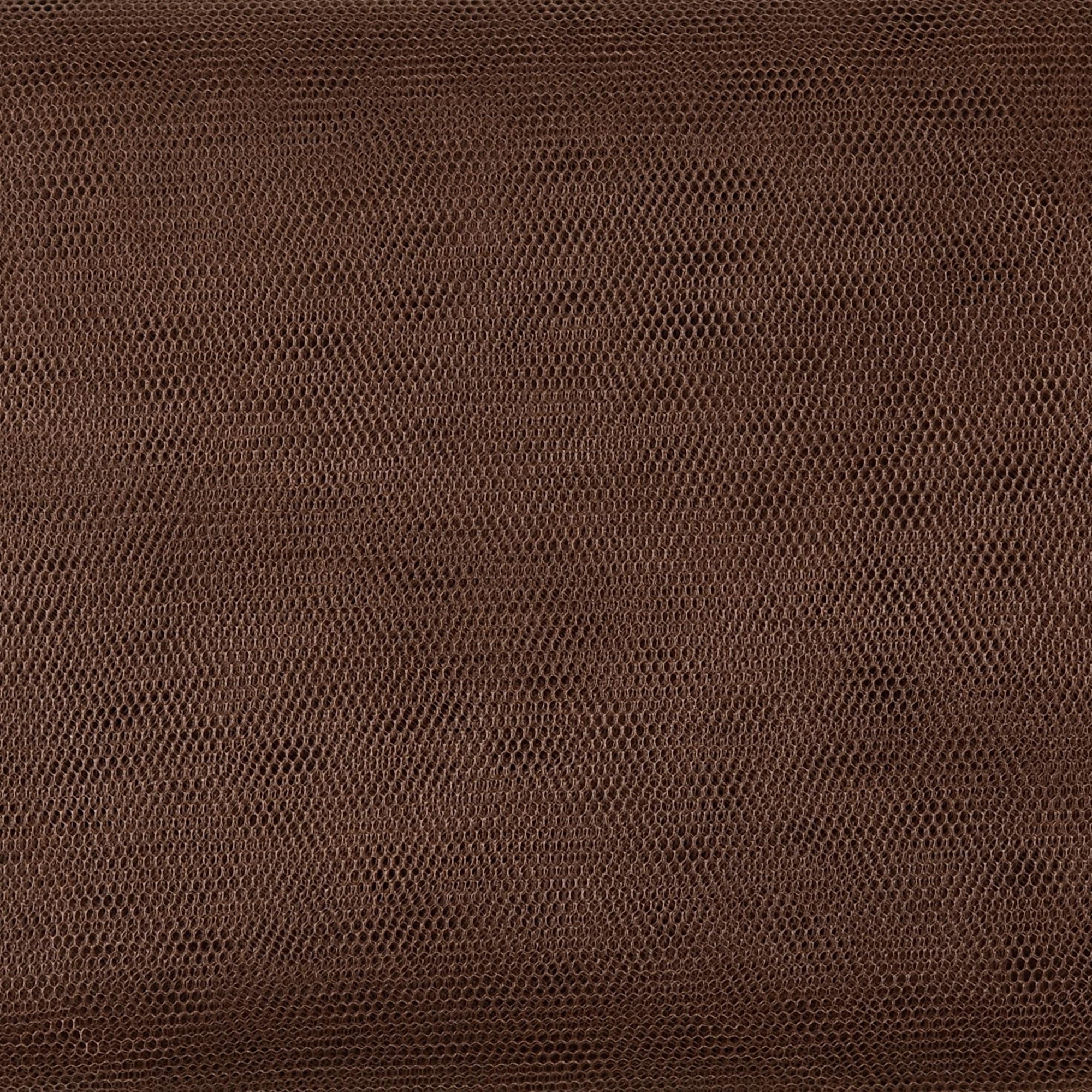 Tulle fabric Unicolour Brown | Wholesale fabrics | Nooteboom Textiles
