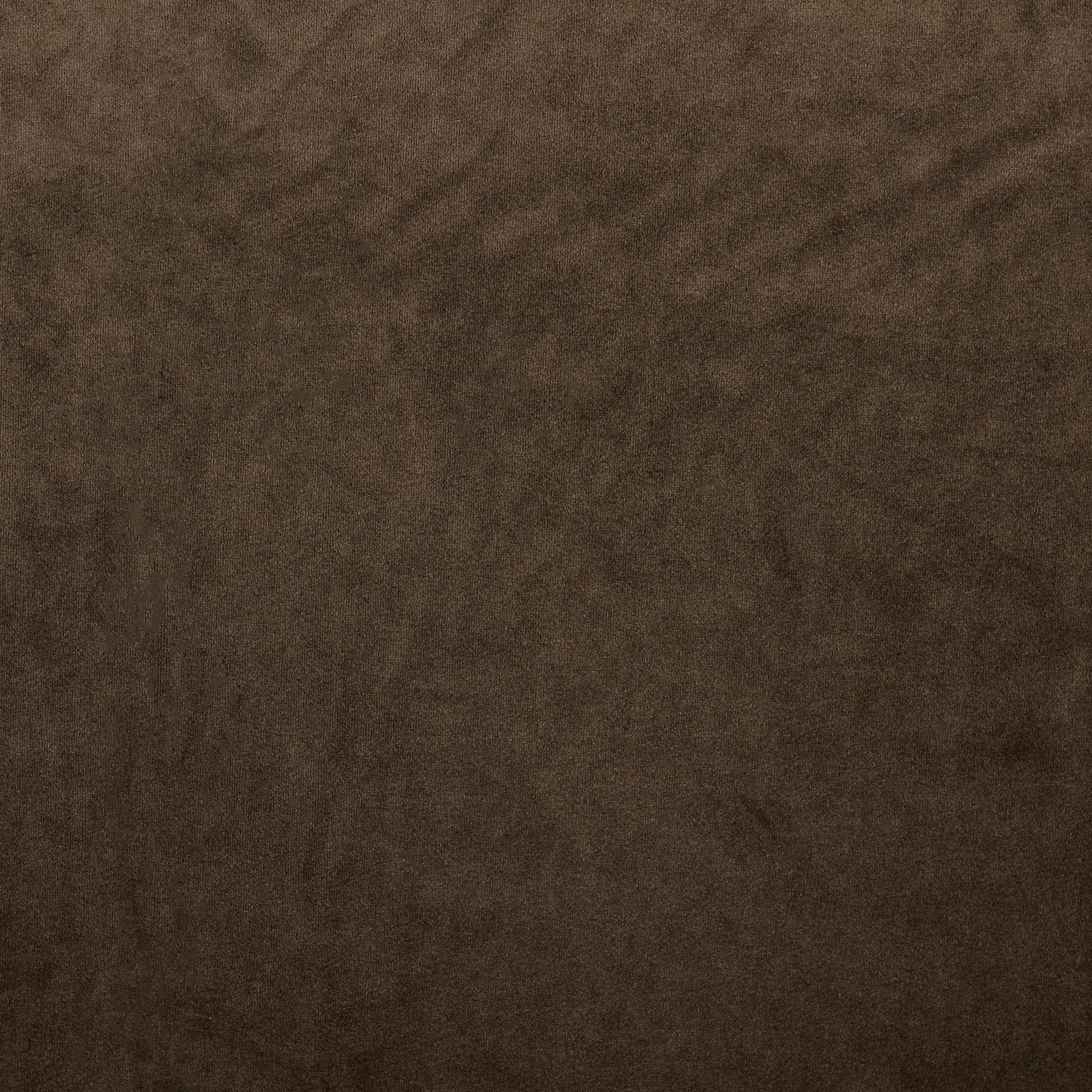Velours fabric Unicolour Brown | Wholesale fabrics | Nooteboom Textiles