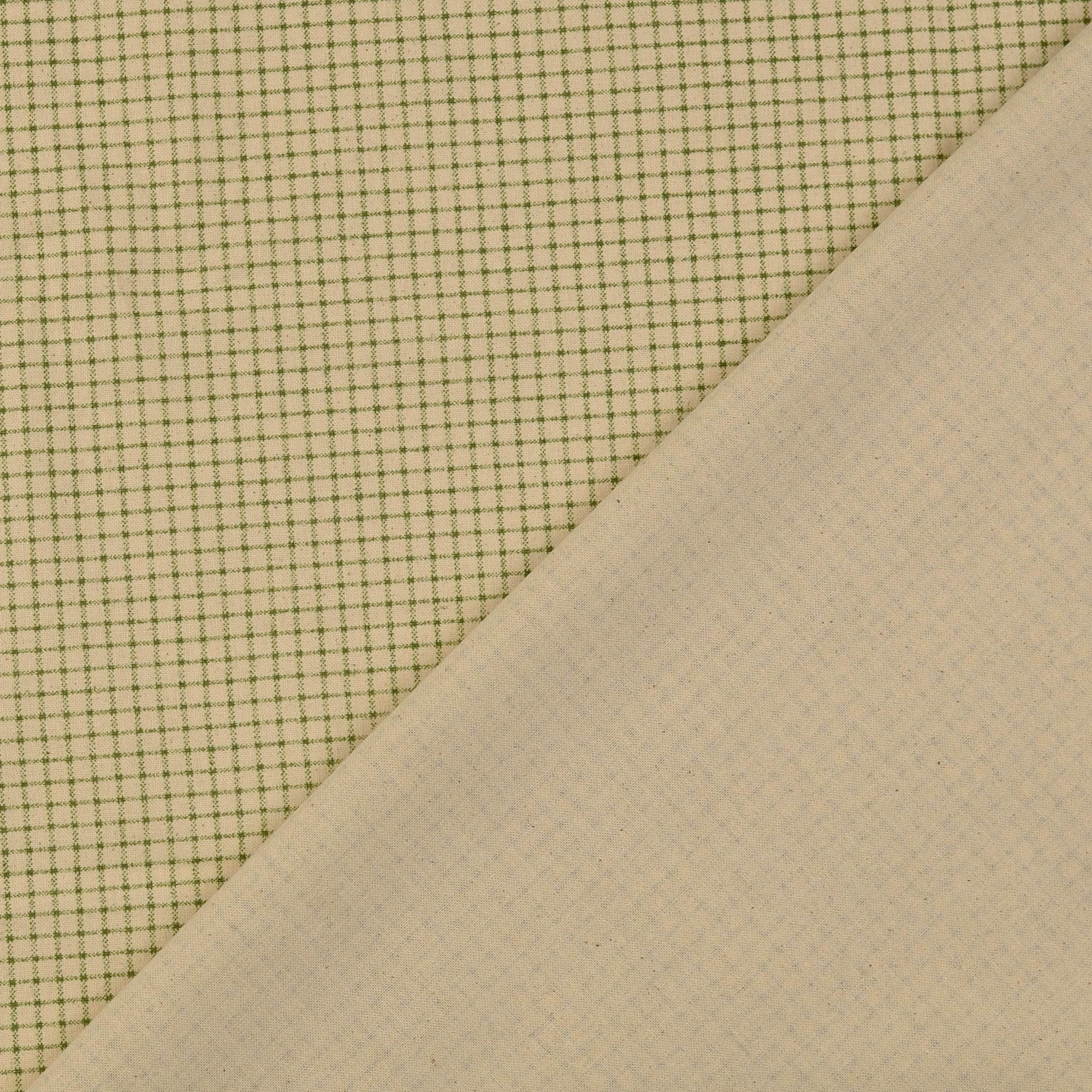Cretonne Tissu Carreaux Pomme verte | Tissus en gros | Nooteboom Textiles