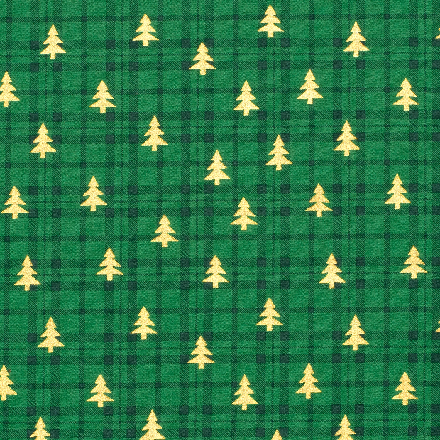 Cotton Poplin fabric Trees Green | Wholesale fabrics | Nooteboom Textiles