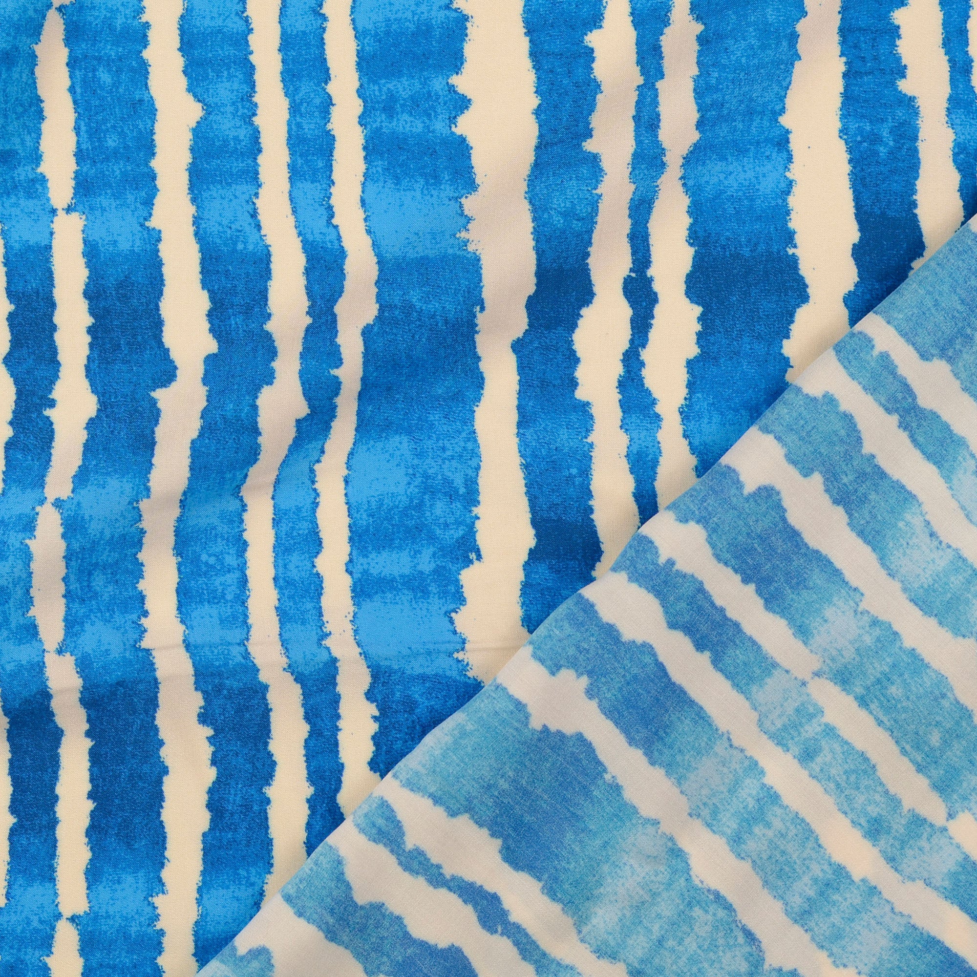 Viscosa Poplin Tela Rayas Azul claro | Telas al por mayor | Nooteboom ...