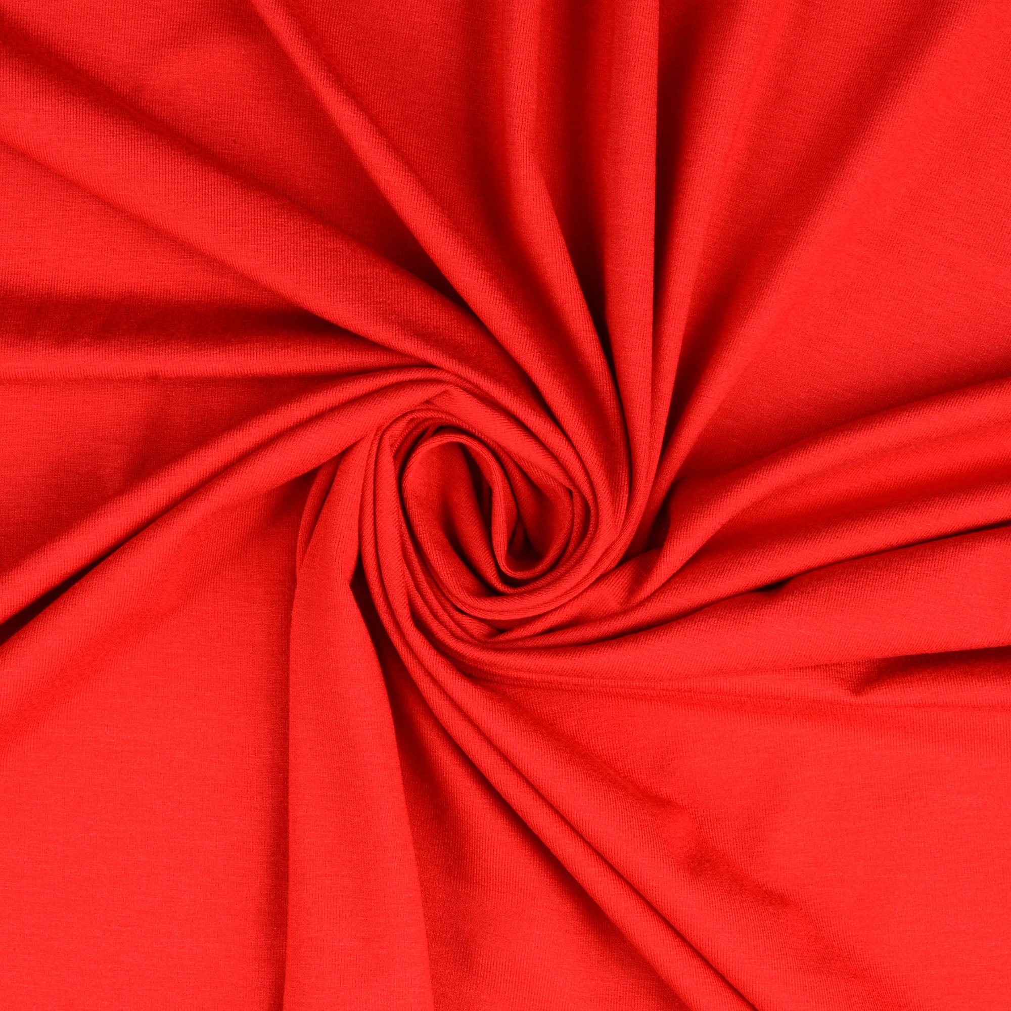 Viscose Jersey Stof Effen Rood | Stoffen groothandel | Nooteboom Textiles