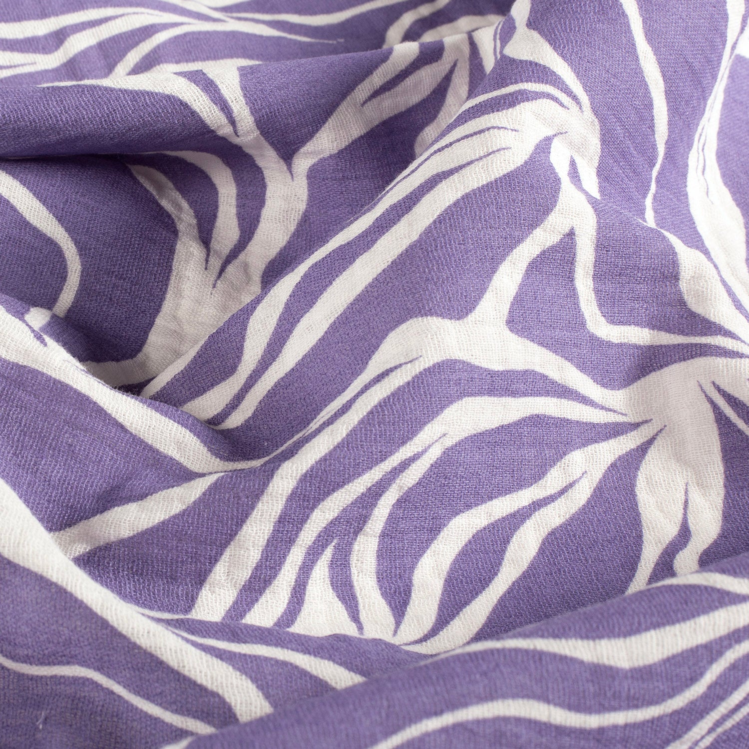 Muslin fabric Abstract Purple | Wholesale fabrics | Nooteboom Textiles