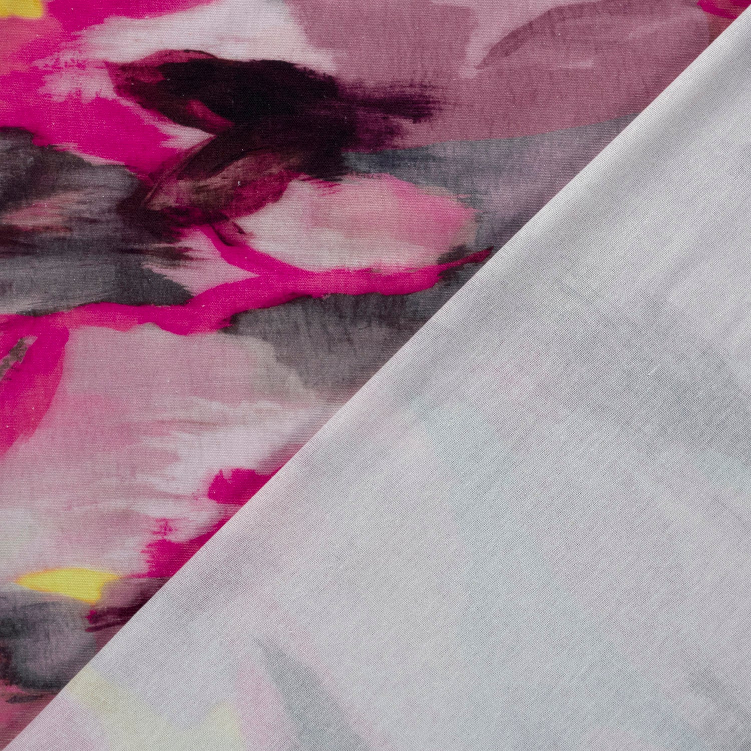 Viscose Lin Chaine et Trame Tissu Abstrait Fuchsia | Tissus en gros ...