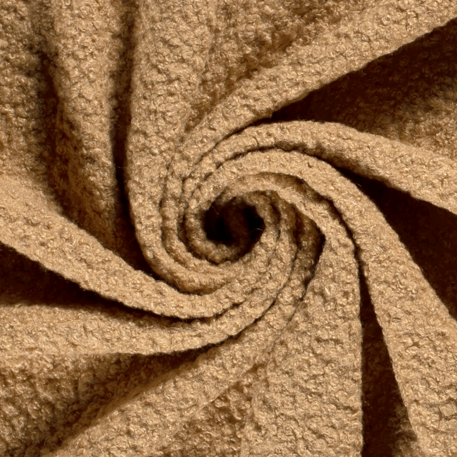 Bouclé fabric Unicolour Camel | Wholesale fabrics | Nooteboom Textiles
