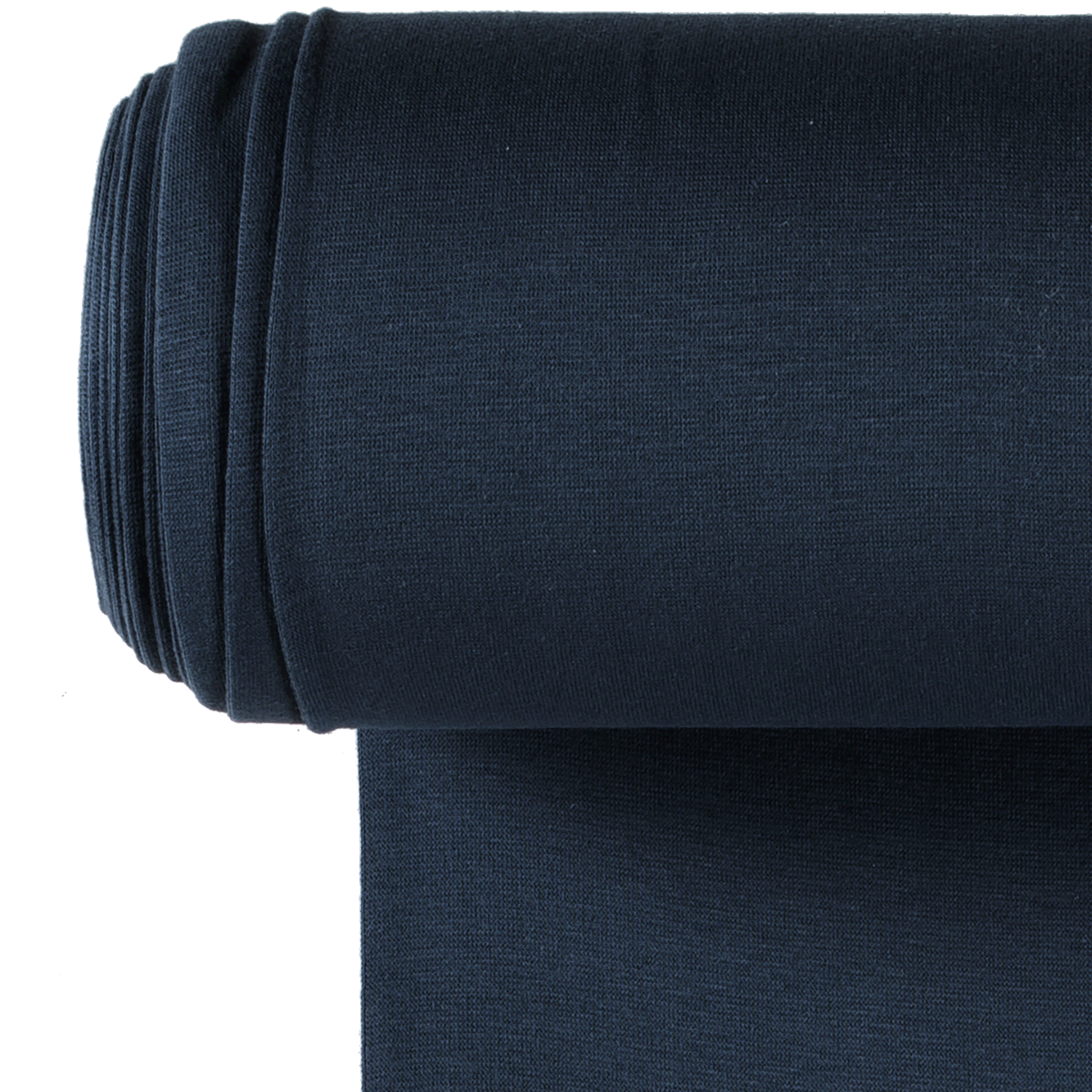 Cuff fabric Unicolour Dark Indigo | Wholesale fabrics | Nooteboom Textiles