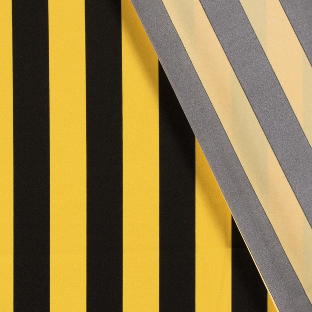 Power Stretch fabric Stripes Oker | Wholesale fabrics | Nooteboom Textiles