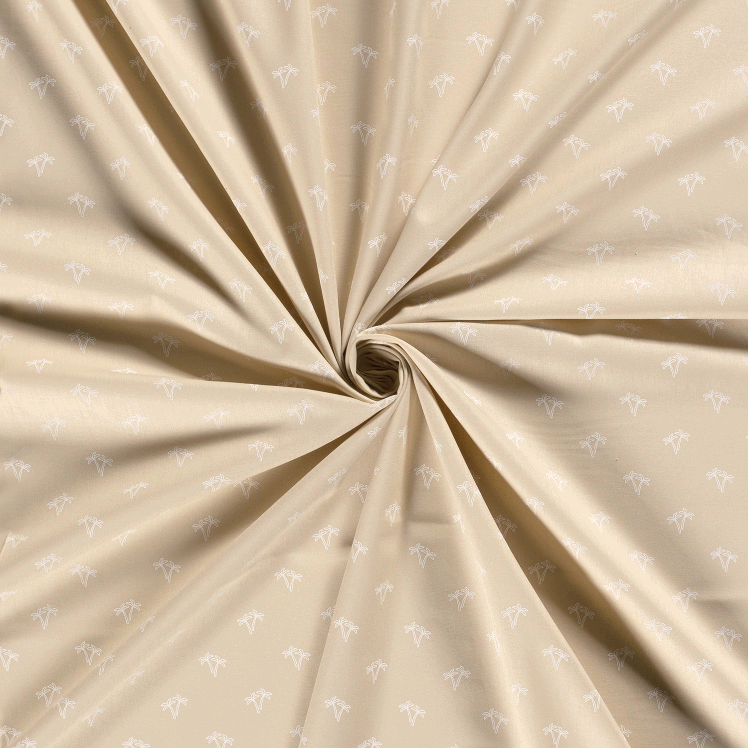 Cotton Poplin fabric Palmtrees Beige | Wholesale fabrics | Nooteboom ...