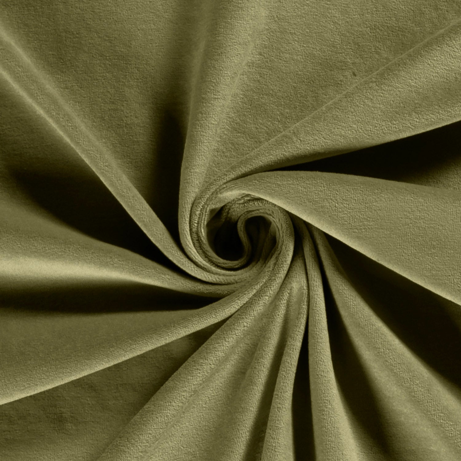 Nicky velours fabric Unicolour Dark Green | Wholesale fabrics ...