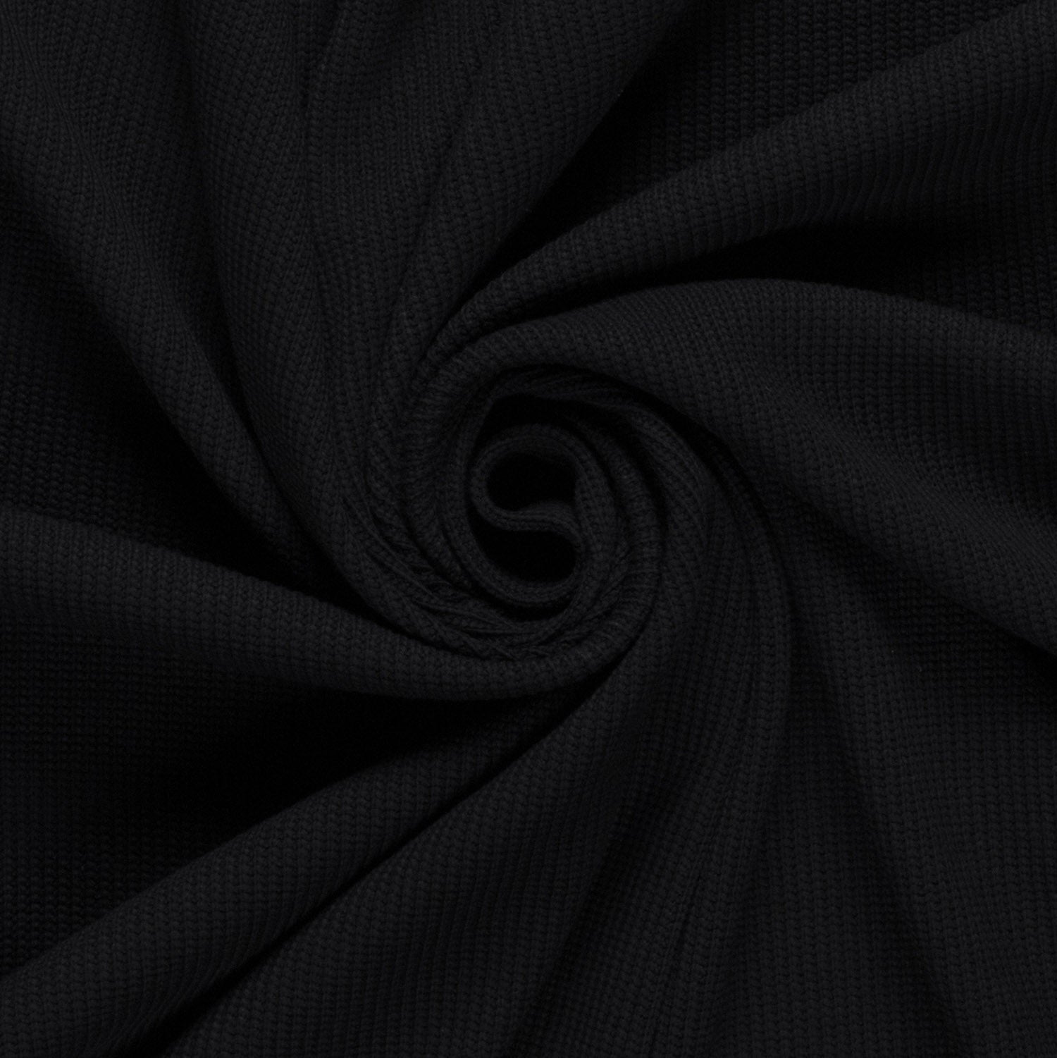 Heavy Knit fabric Cable Black | Wholesale fabrics | Nooteboom Textiles