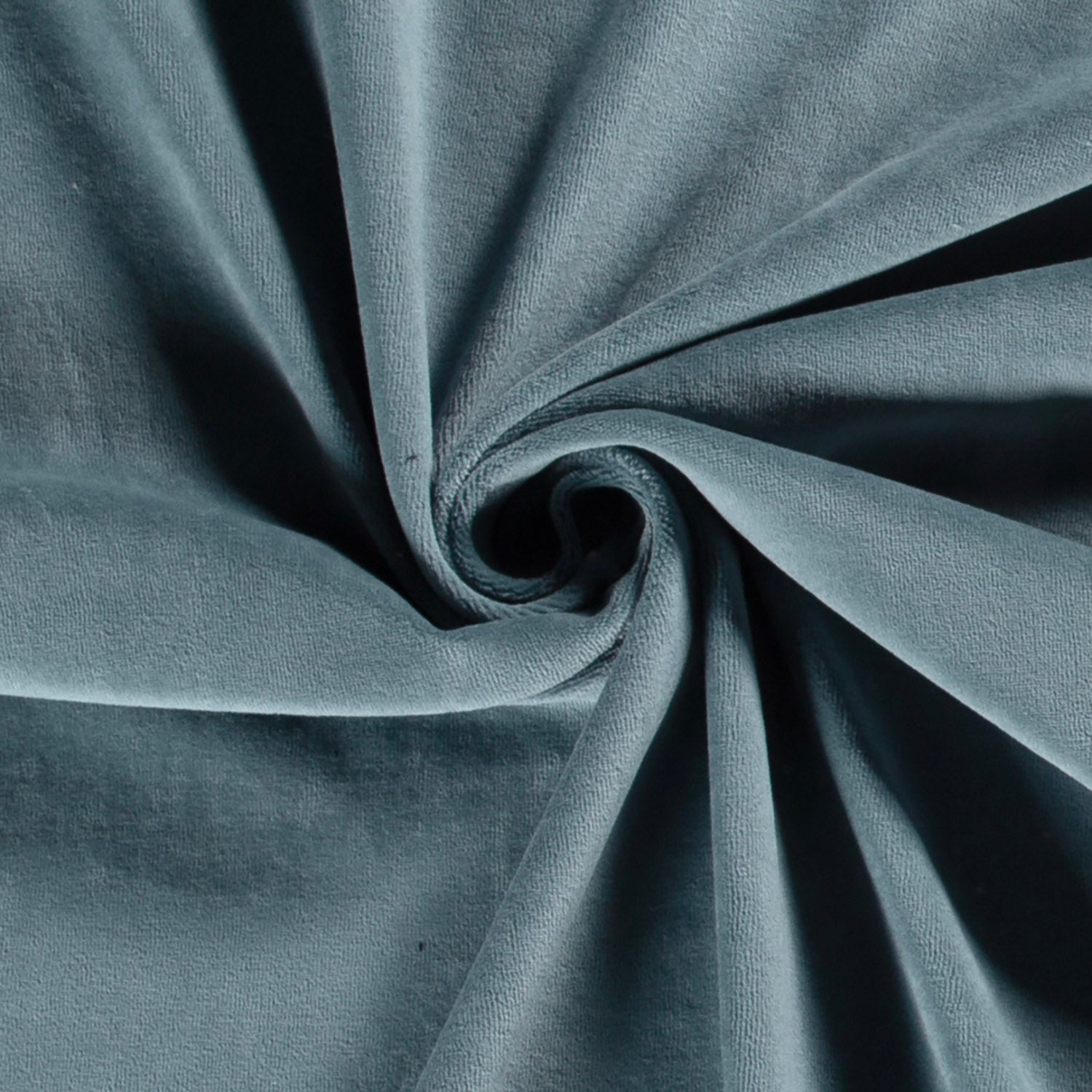 Nicky velours fabric Unicolour Indigo | Wholesale fabrics | Nooteboom ...